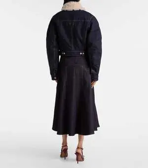 Jacquemus Dark Navy Denim Blouson Jacket
