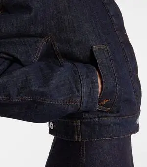 Jacquemus Dark Navy Denim Blouson Jacket