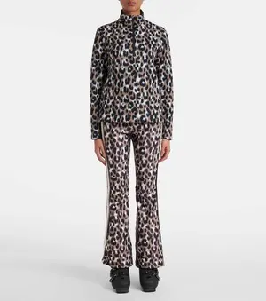 Fusalp Orion Leopard-print Ski Top - Multicoloured