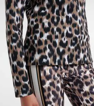 Fusalp Orion Leopard-print Ski Top - Multicoloured