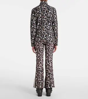Fusalp Orion Leopard-print Ski Top - Multicoloured