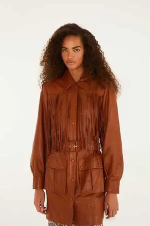 Fringe Leather Coats
