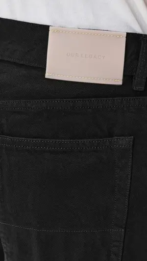 Our Legacy Third Cut Jeans - Black Selvedge