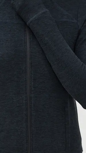Beyond Yoga Spacedye Trails Active Jacket - Darkest Night