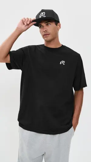 MALBON Bermuda Tee - Black