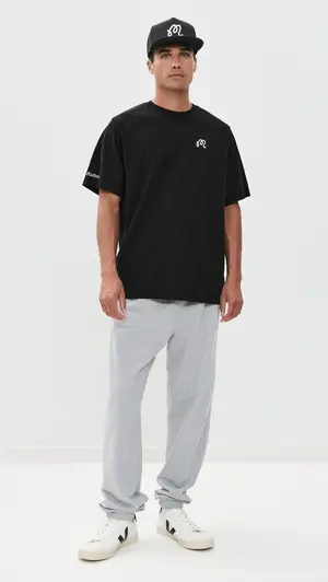 MALBON Bermuda Tee - Black