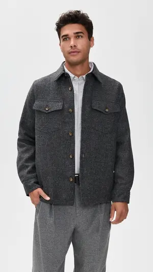 Portuguese Flannel Wool Field Shirt Jacket