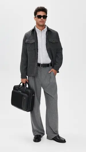 Portuguese Flannel Wool Field Shirt Jacket