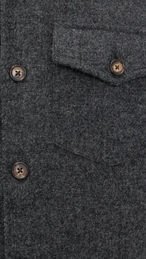 Portuguese Flannel Wool Field Shirt Jacket