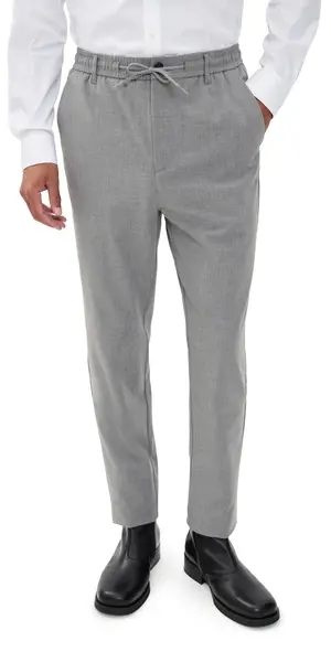 LES DEUX Como Tapered Textured Pants