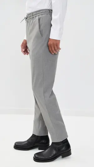 LES DEUX Como Tapered Textured Pants