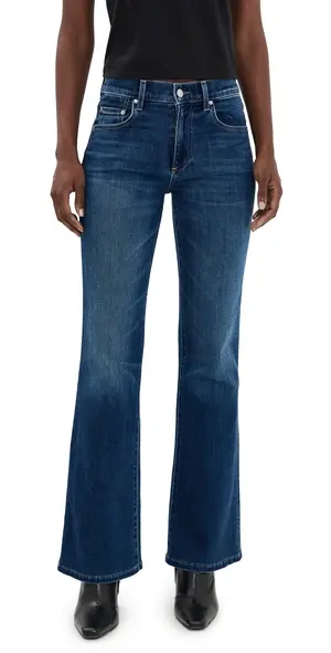 Le Jean Whiskering Bottoms For Women