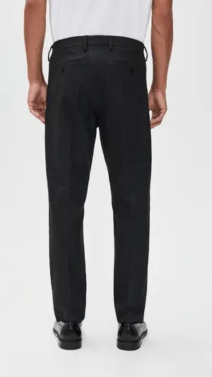Nn07 Bill Relaxed Taper Trousers - Black Multi