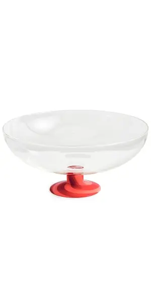 FAZEEK Swirl Salad Bowl - Red/pink