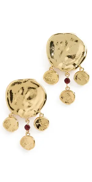 Anni Lu Dream Catcher Dangle Earrings - Gold