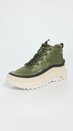 Sorel Callsign Horizon Mid Gtx Sneakers - Utility Green/honey White