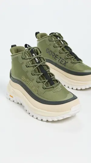 Sorel Callsign Horizon Mid Gtx Sneakers - Utility Green/honey White