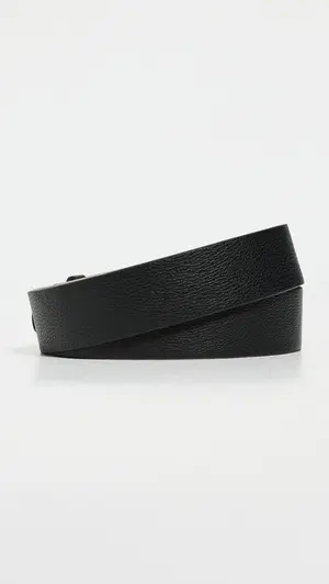 Rag & Bone Evan Leather Belt - Black