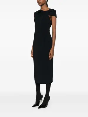 Givenchy Draped Midi Dress