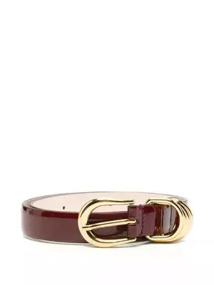 DEHANCHE Hollyhock Leather Belt - Red