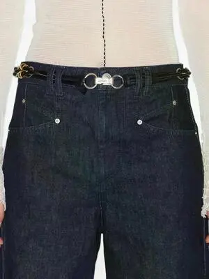Isabel Marant Étoile Mina Leather Belt - Black