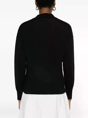 Alpha Studio V-neck Polo Sweater