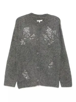 MARKGONG Floral-embellished Button Cardigan