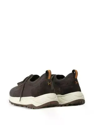 HENDERSON BARACCO Suede Panelled Sneakers
