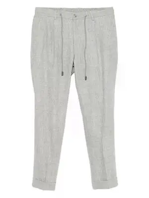 GRAN SASSO Drawstring-waist Trousers - Grey