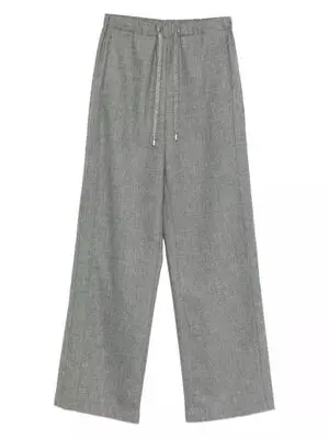 GRAN SASSO Drawstring-waist Trousers - Grey