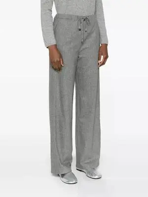 GRAN SASSO Drawstring-waist Trousers - Grey
