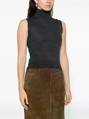 GOES BOTANICAL Sleeveless Roll-neck Top