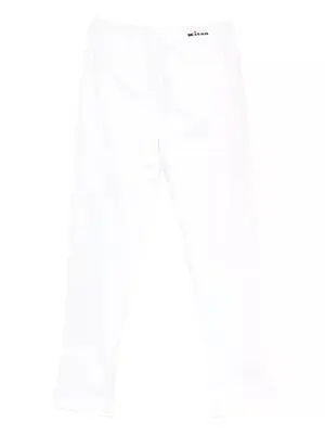 Kiton Cotton Tapered Trousers - White