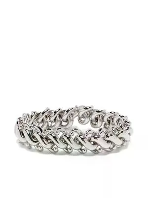 Eddie Borgo S Curve Link Bracelet - Silver