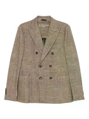 CIRCOLO 1901 Double-breasted Blazer - Brown