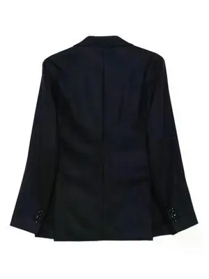 LARDINI Virgin Wool Single-breasted Blazer