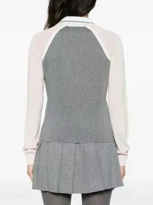 Casablanca Tennis Long-sleeved Polo Top