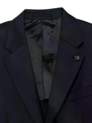 LARDINI Virigin Wool Single-breasted Blazer