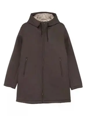 Herno Hooded Zip-up Coat