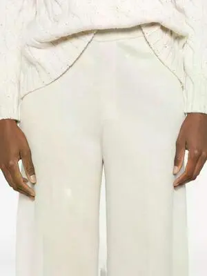 GRAN SASSO Wide-leg Trousers - Neutrals