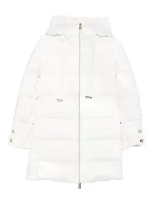 Herno Hooded Puffer Jacket - White