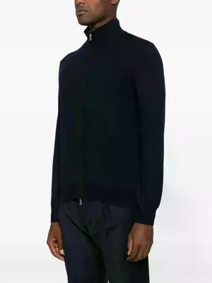 GRAN SASSO Zip-up Wool Cardigan