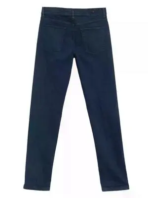 Kiton Cotton Tapered Trousers - Blue