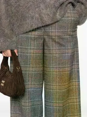 Pinko Plaid Trousers