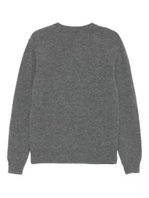 Herno Logo-embossed Crew-neck Sweater
