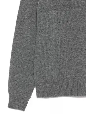 Herno Logo-embossed Crew-neck Sweater