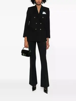 Elisabetta Franchi Double-breasted Blazer - Black