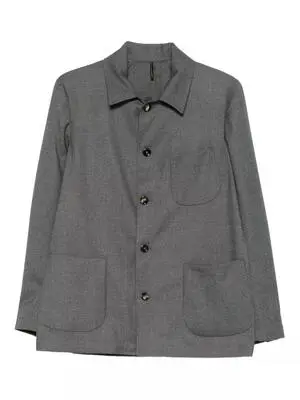 DELL'OGLIO Patch-pocket Single-breasted Suit - Grey