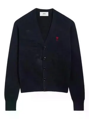 Ami Embroidered Cardigans For Men