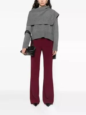 Theory Flared Leg Trousers